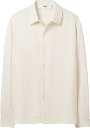 S&eacute;fr Femme, Blouses et Chemises, Beige, Taille: 40 FR Sense Shirt