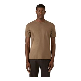 Sunspel Regular Fit Heritage T-Shirt - - Tops - Herren - Braun - L