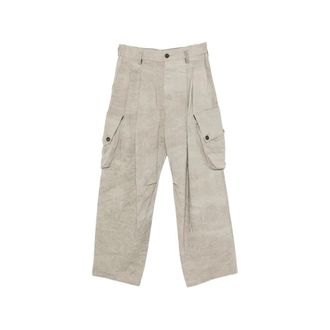 Ziggy Chen Weite Hosen - - Trousers - Herren - Beige - L