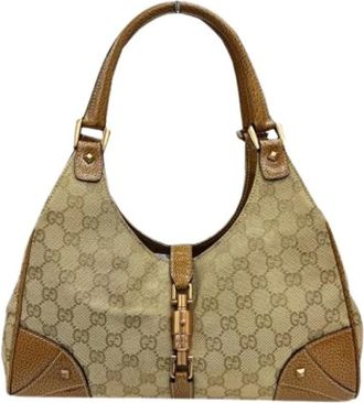 Gucci unisex, Pre-owned, Beige, Taille: ONE Size Sac bandouli&egrave;re en toile Pre-owned