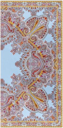 Roeckl Seidentuch Paisley Reflection blau