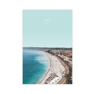 Generic Reiseplakat, Motiv: Nizza Frankreich, Reiseposter, Leinwand, Poster, Schlafzimmer, Dekoration, Sport, Landschaft, Büro, Raumdekoration, Geschenk, unge