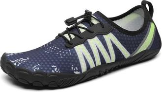 Mishansha Chaussure Aquatique Homme Femme Chaussures deau Respirant Antidérapant Chausson de Plage pour Mer Piscine Riviere Natation Canyoning Voile, Bleu Épine