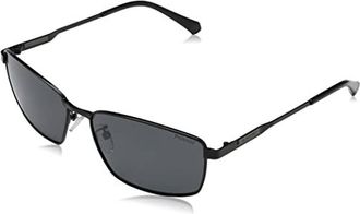Polaroid Pld 2137/g/s/x 807/M9 BLACK Sunglasses Men Steel, Standard, 60