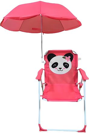 Generic Strandstuhl mit Sonnenschirm - Klappstuhl für Garten und Camping mit Sonnenblende für den Sommer für den Strand | leichte und tragbare Stühle für den 