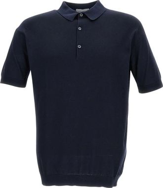 John Smedley Homme, Tops, Bleu, Taille: XL Isis Polo