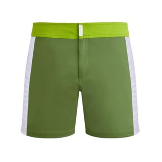 Vilebrequin Merle Color Block Badehose - - Swimwear - Herren - Gr&uuml;n - 2XL