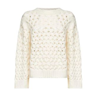 P.A.R.O.S.H. Cremefarbener Pullover f&uuml;r Frauen - - Knitwear - Damen - Beige - M