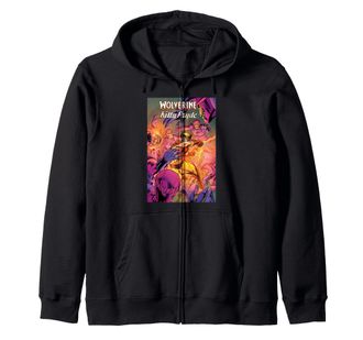 MARVEL X-Men Wolverine and Kitty Pryde Fighting Sentinels Kapuzenjacke