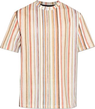 Paul Smith Homme, Tops, Multicolore, Taille: S Signature Stripe T-Shirt