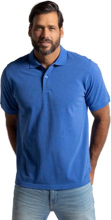 JP1880 Herren poloshirt piquee 60 Polohemd, Nachtblau-melange, XL EU