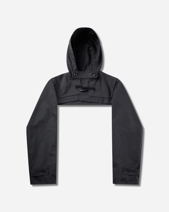 Comme Des Gar&ccedil;ons Men s Cropped Duffle Bolero Jacket Black