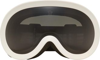 Moncler Moncler Snowray Ski Goggles, Unisex, White, Size: One Size