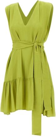 Kaos Kaos, Femme, Robes, Vert, Taille: 38 FR Icona Short Dress