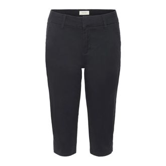 Part Two Cropped Navy Hose - - Trousers - Damen - Blau - 2XS