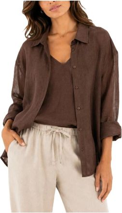 Max Mara Femme, Blouses et Chemises, Brun, Taille: 40 FR Chemises