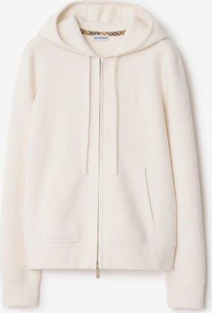 Burberry Hoodie zippé en cachemire mélangé, Size: XS