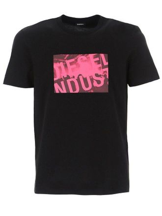 Diesel Rundhalsshirt Slim Fit mit Logoprint - T-DIEGOS-K16