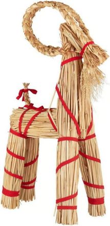 Ib Laursen Weihnachtsziege m/rotem Band und Bart My Nostalgic Christmas B: 10 H: 63 L: 36