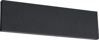 Trio Leuchten LED Wandleuchte Concha 225172942, Metall Schwarz matt, inkl. 2x 6 Watt LED, Switch Dimmer, Anthrazit