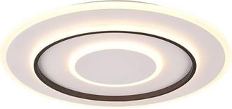 Reality LED Deckenleuchte Jora R64303931, Metall Weiß matt, Kunststoff, inkl. 55 Watt LED, Fernbedienung