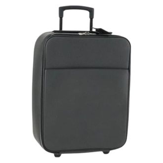 Louis Vuitton Sac de voyage vintage en cuir doccasion - Femme - Pre-owned - Noir - Taille: ONE Size
