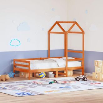 vidaXL Toit de lit pour enfants 118x70x176,5 cm bois de pin massif Vidaxl