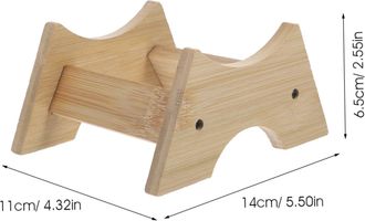 SOLUSTRE Getränkespender Ständer aus Holz Stabiler Getränkehalter für Wasser und Kaltgetränkespender Nachhaltiger und Rutschfester Sockel Vielseitig Einsetzbar