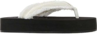 Balenciaga Jet Leg Thong Slipper - White