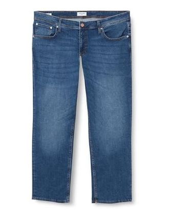 Jack & Jones JACK&JONES PLUS Pantalon en Jean pour Homme, Blue Denim, 48W x 34L