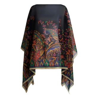 Etro Femme, Vestes, Multicolore, Taille: ONE Size X0883 Poncho