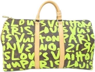 Louis Vuitton unisex, Pre-owned, Multicolore, Taille: ONE Size Sac Boston Monogram Graffiti Pre-owned