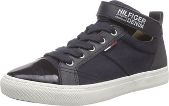 Tommy Jeans Damen L1385UCIANA 5C Sneakers, Blau (Midnight 403)