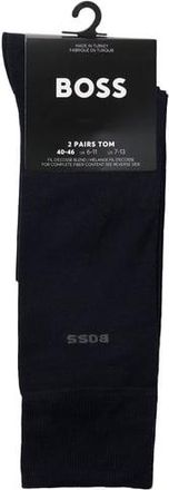 HUGO BOSS Lot de2 paires de chaussettes Tom mi hautes