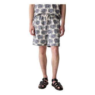 Les Deux Shorts Jacquard Dahlia - Homme - Shorts - Bleu - Taille: M