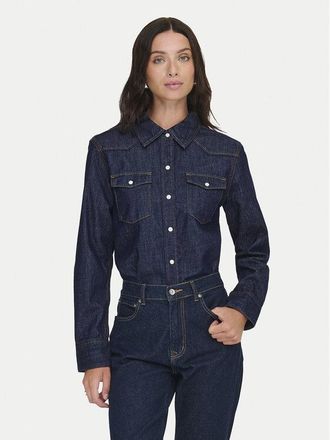 Only Jeanshemd Charlize 15364777 Blau Regular Fit