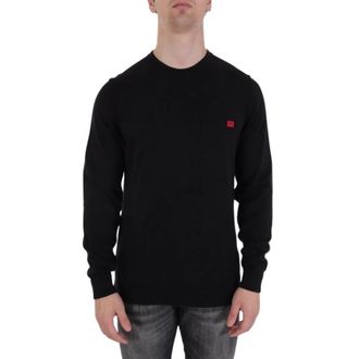 HUGO BOSS San Cassius-C1 Rundhalspullover - - Knitwear - Herren - Schwarzk - L