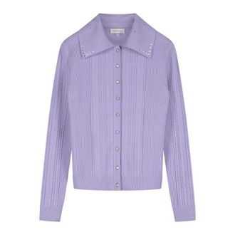 Fab By Fabienne Chapot Nova Cardigan - - Knitwear - Damen - Lila - XL