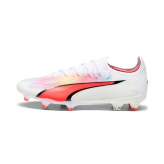 Puma Herren Fu&szlig;ballschuhe Ultra Ultimate FG/AG puma White-puma Black-fire Orchid 42