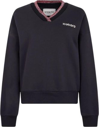 Iceberg Sweatshirt - - Sweatshirts & Hoodies - Damen - Blau - S
