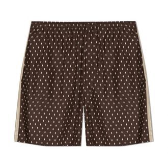 Ferragamo Seiden-Bermudashorts - - Shorts - Herren - Braun - XL
