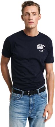 GANT Herren Seasonal Graphic T-Shirt, Evening Blue, XL