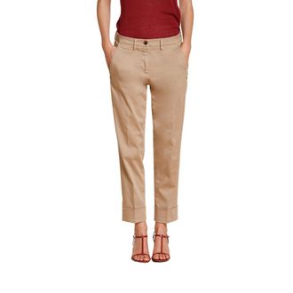 Mason's Femme, Pantalons, Beige, Taille: 32 FR Pantalon Chino Carotte New York