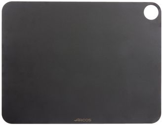 Arcos Schneidebrett aus Harz und Zellulosefaser 17 cm - Ideal zum Schneiden - Schwarz, Serie Tablas