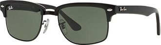 Ray-Ban Rb4190 Sonnenbrillen Schwarz Fassung Grün Glas 52-19