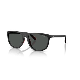 Polo Ralph Lauren Homme, Accessoires, Noir, Taille: 57 MM Lunettes de soleil carr&eacute;es