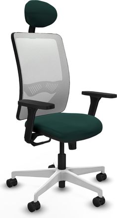 Piqueras y Crespo B&uuml;rostuhl mit verstellbaren Armlehnen Zulema, h&ouml;henverstellbare Lendenwirbelst&uuml;tze und festes Kopfteil, ausgestattet mit Sincro 3 Positionen und Schne