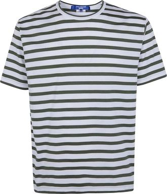 Junya Watanabe Homme, Tops, Multicolore, Taille: XL T-shirt &agrave; Manches Courtes Rayures