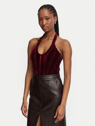 Bardot Bardot Body Trey 60030TB2 Dunkelrot Slim Fit