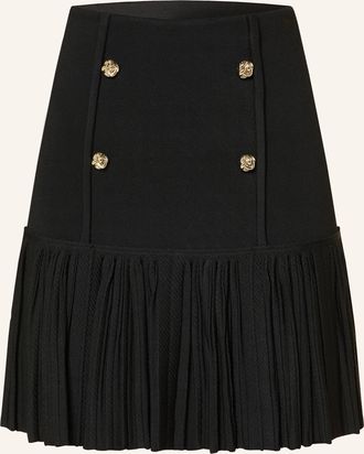 Sandro Sandro Strickrock Mit Plissees schwarz